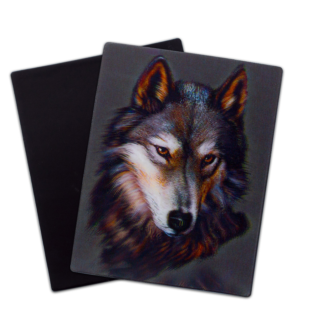 Wolf Owl Wild Animals 3D Magnets Lenticular 3D Refrigerator Magnet For ...